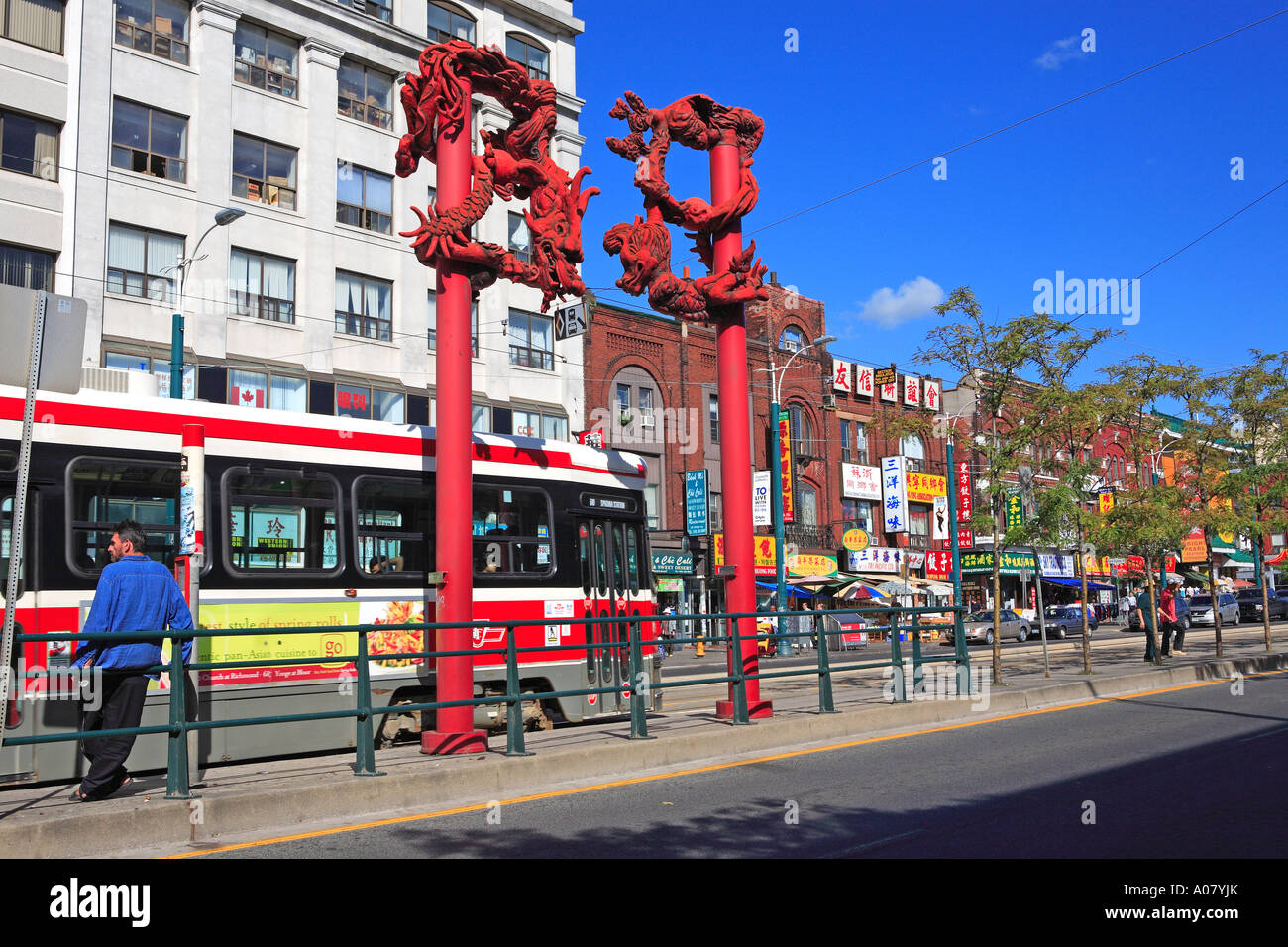 Canada ontario toronto china town hi-res stock photography and images ...