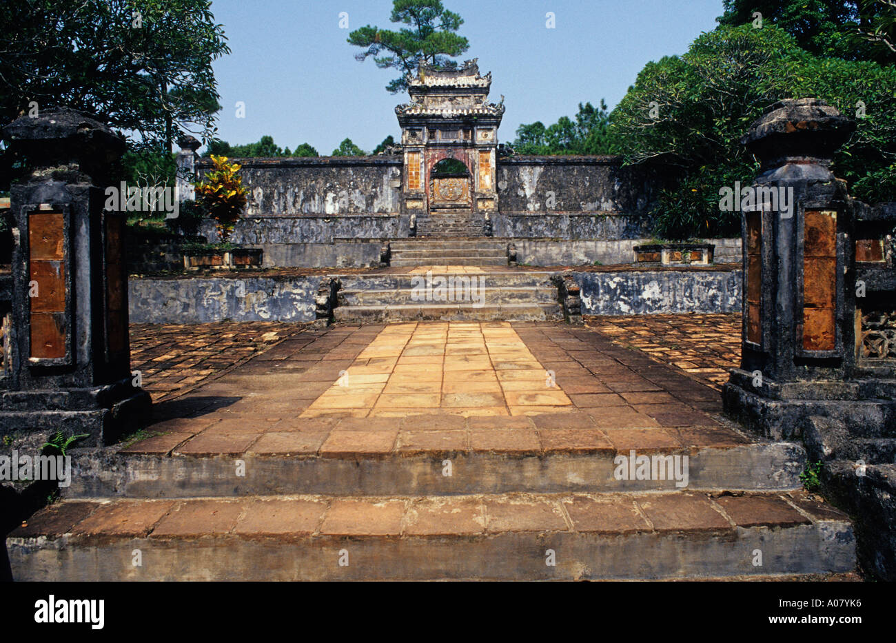 Tomb Emperor Tu Duc Hue Vietnam Honour Courtyard Stock Photo - Alamy