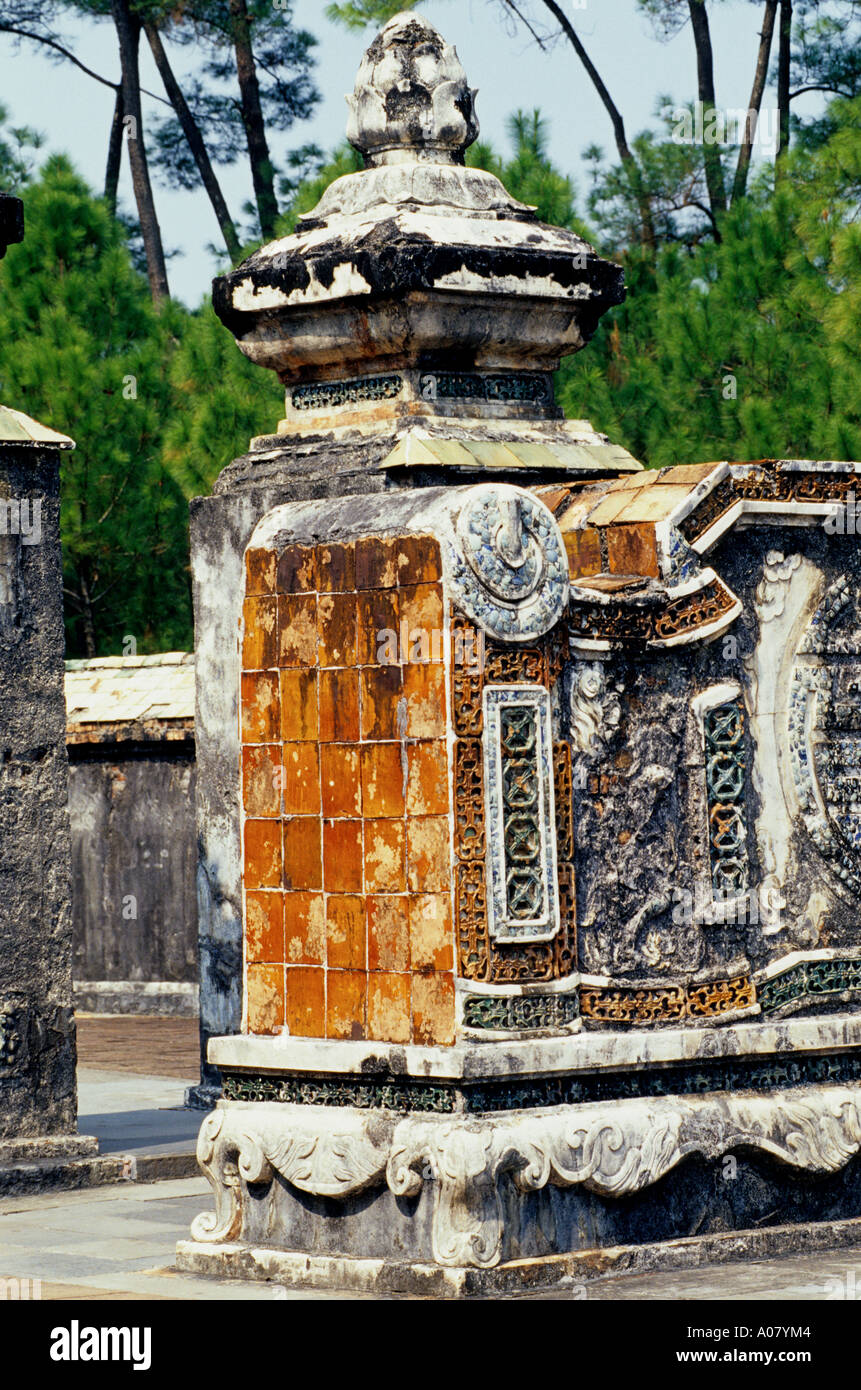 Tomb of Emperor Tu Duc Hue Vietnam Stock Photo - Alamy