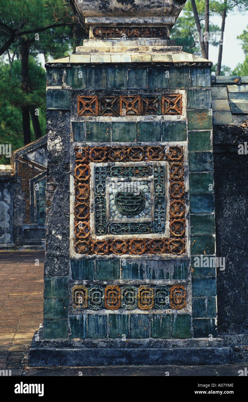 Tomb of Emperor Tu Duc Hue Vietnam Stock Photo - Alamy