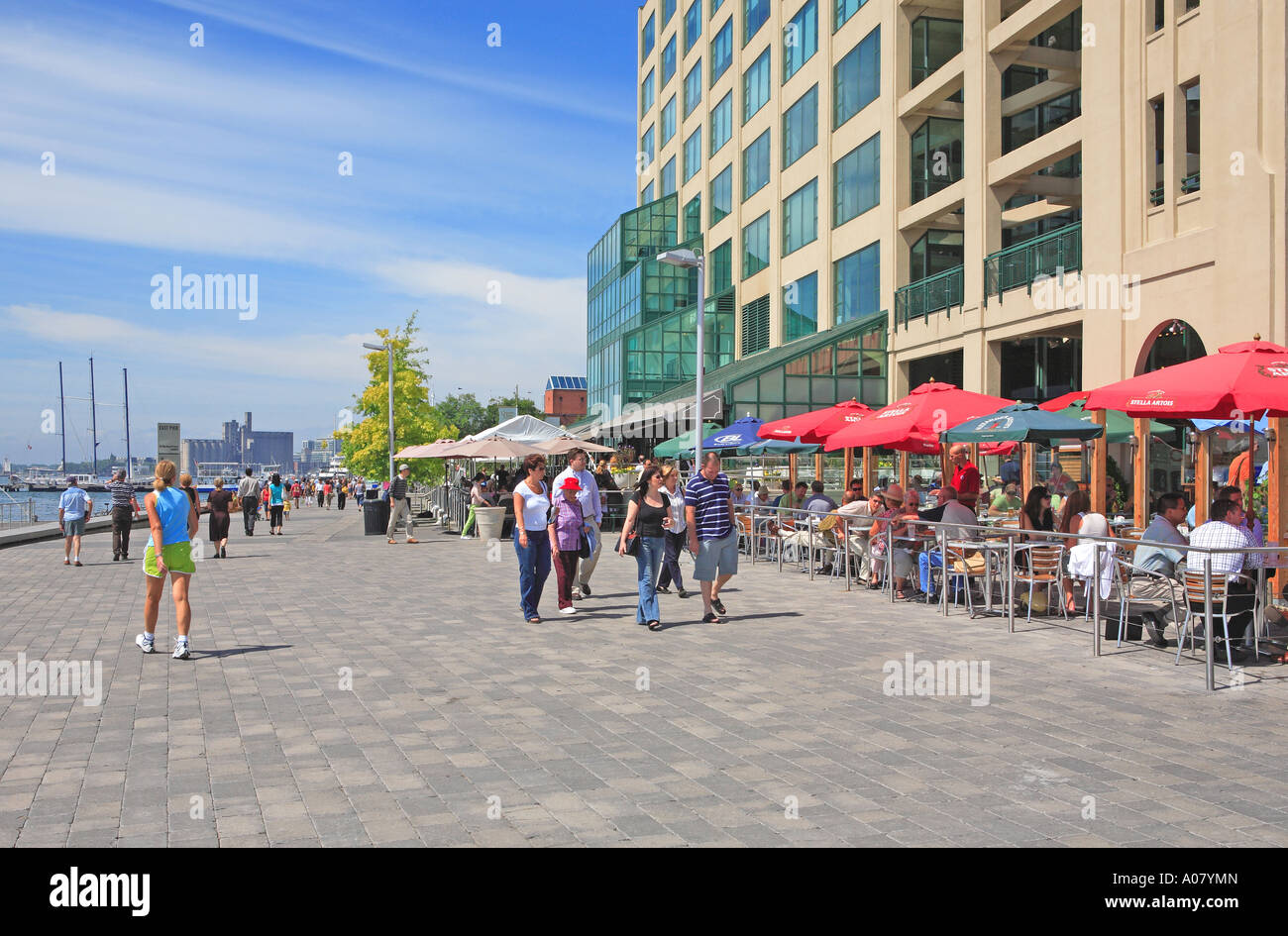 Toronto, Queen's Quay Stock Photo - Alamy