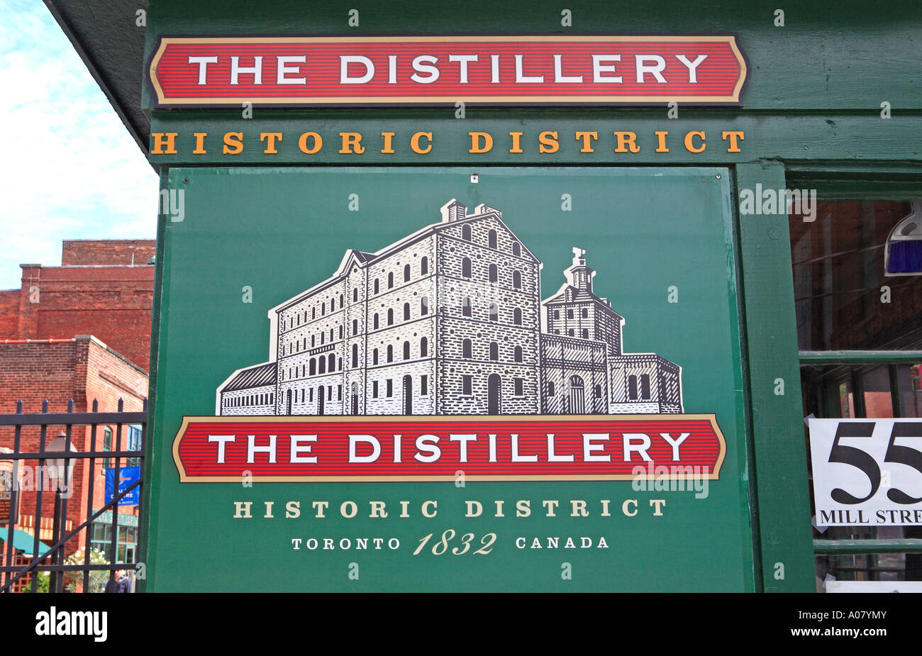 Toronto, The Distillery Historic District Stock Photo - Alamy