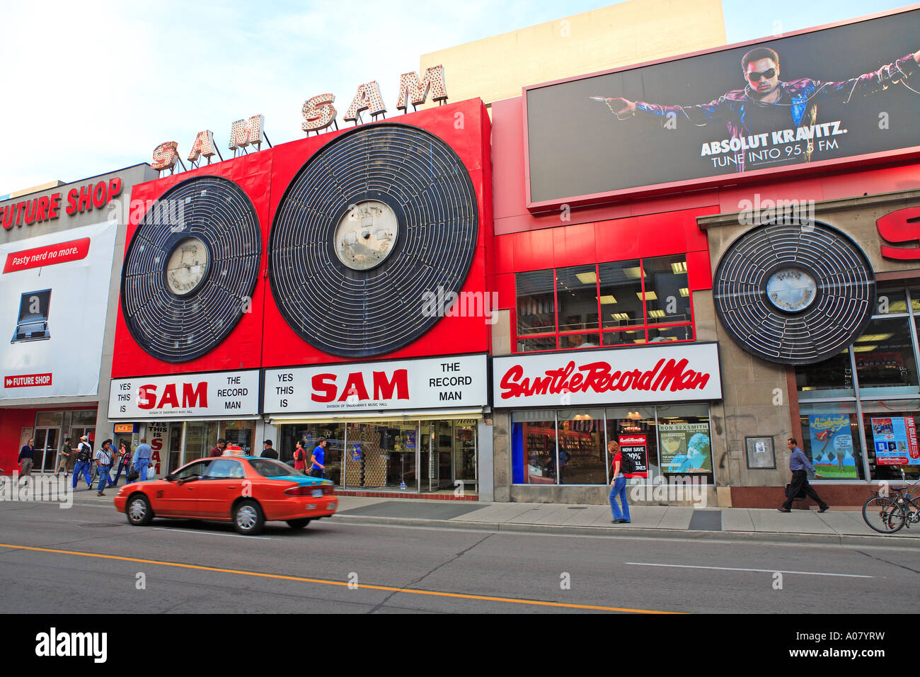 Sam The Record Man's Shop, Yonge Street Stock Photo - Alamy