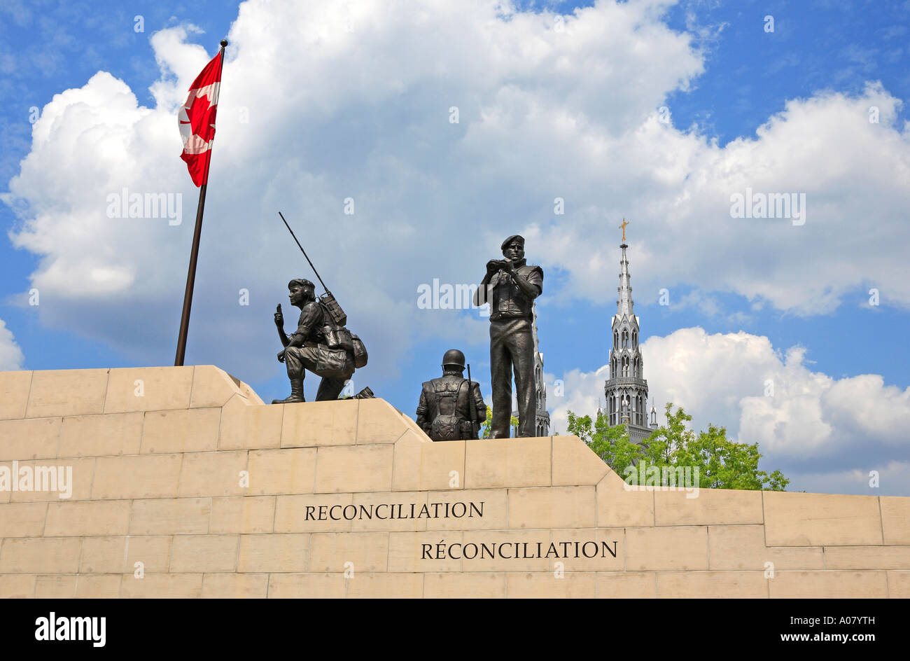 Ottawa, Peace Memorial Stock Photo - Alamy