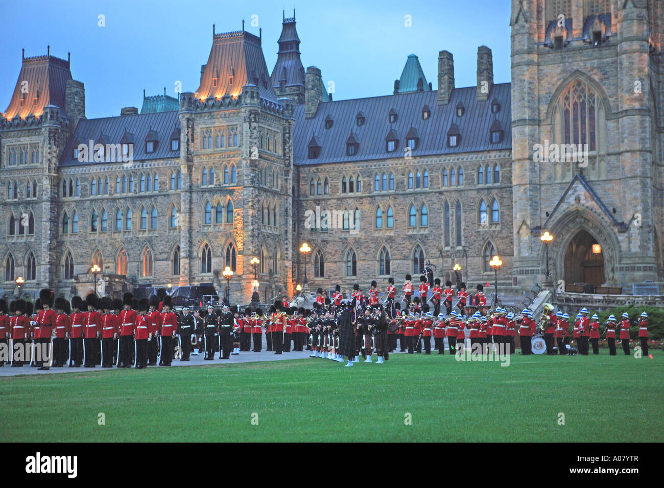 Ottawa, Massed Bands, Parliament Stock Photo - Alamy