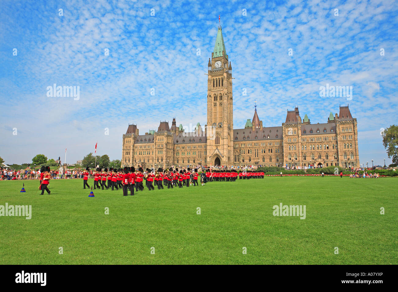 Ottawa, Changing Of The Guard, Parliament Stock Photo - Alamy