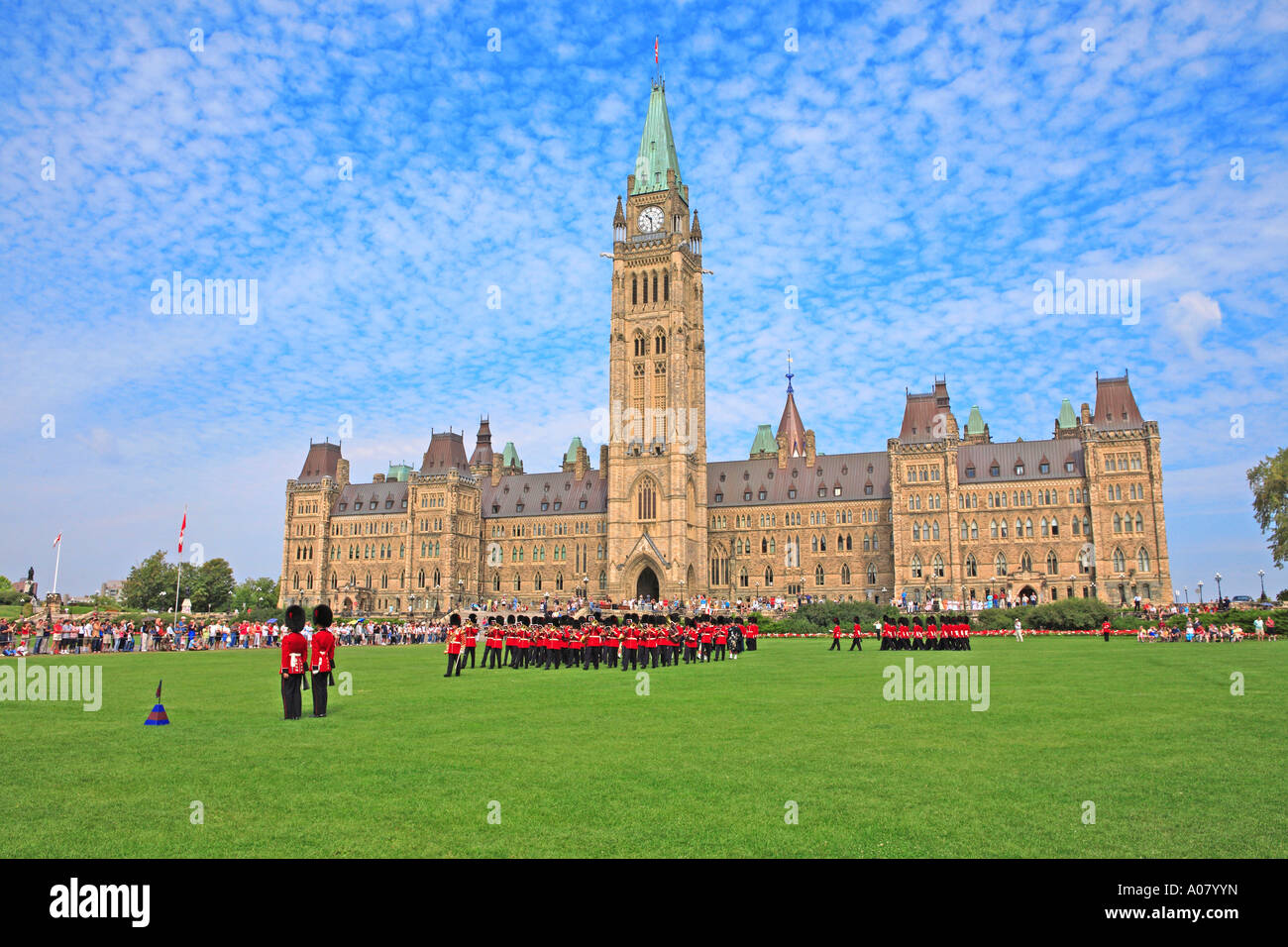 Ottawa, Changing Of The Guard, Parliament Stock Photo - Alamy
