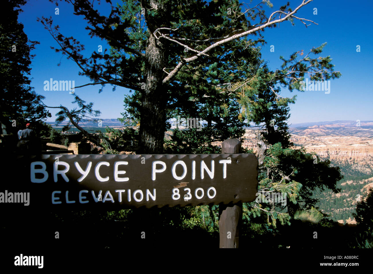 Bryce point sign hi-res stock photography and images - Alamy