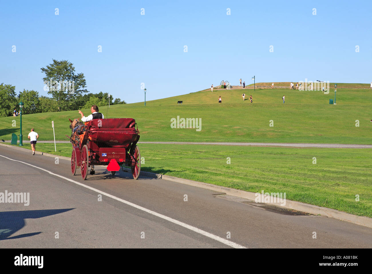 Quebec City, Plains Of Abraham Stock Photo - Alamy