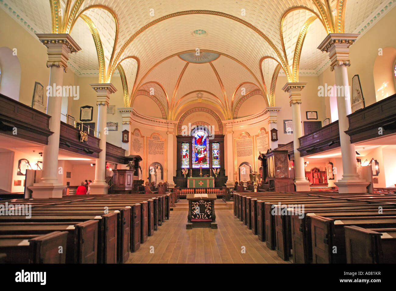 Quebec City, Holy Trinity Anglican Church Stock Photo - Alamy