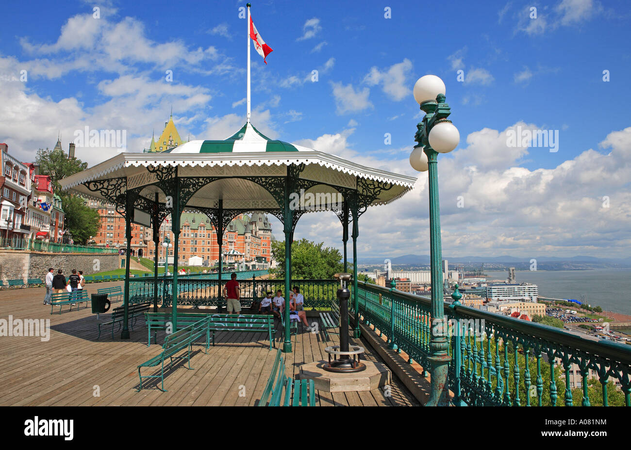 Quebec City, Dufferin Terrace Stock Photo - Alamy