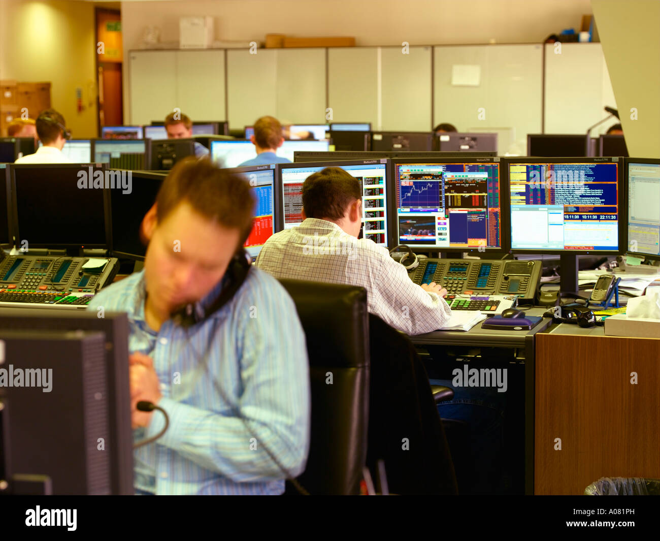 Financial Trading, International Bank Stock Photo - Alamy