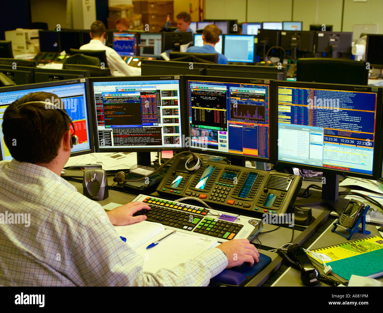 Financial Trading, International Bank Stock Photo - Alamy
