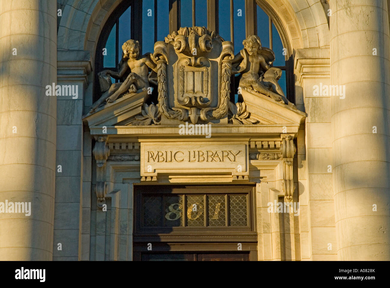 Washington Public Library K Street Washington DC America USA Stock ...