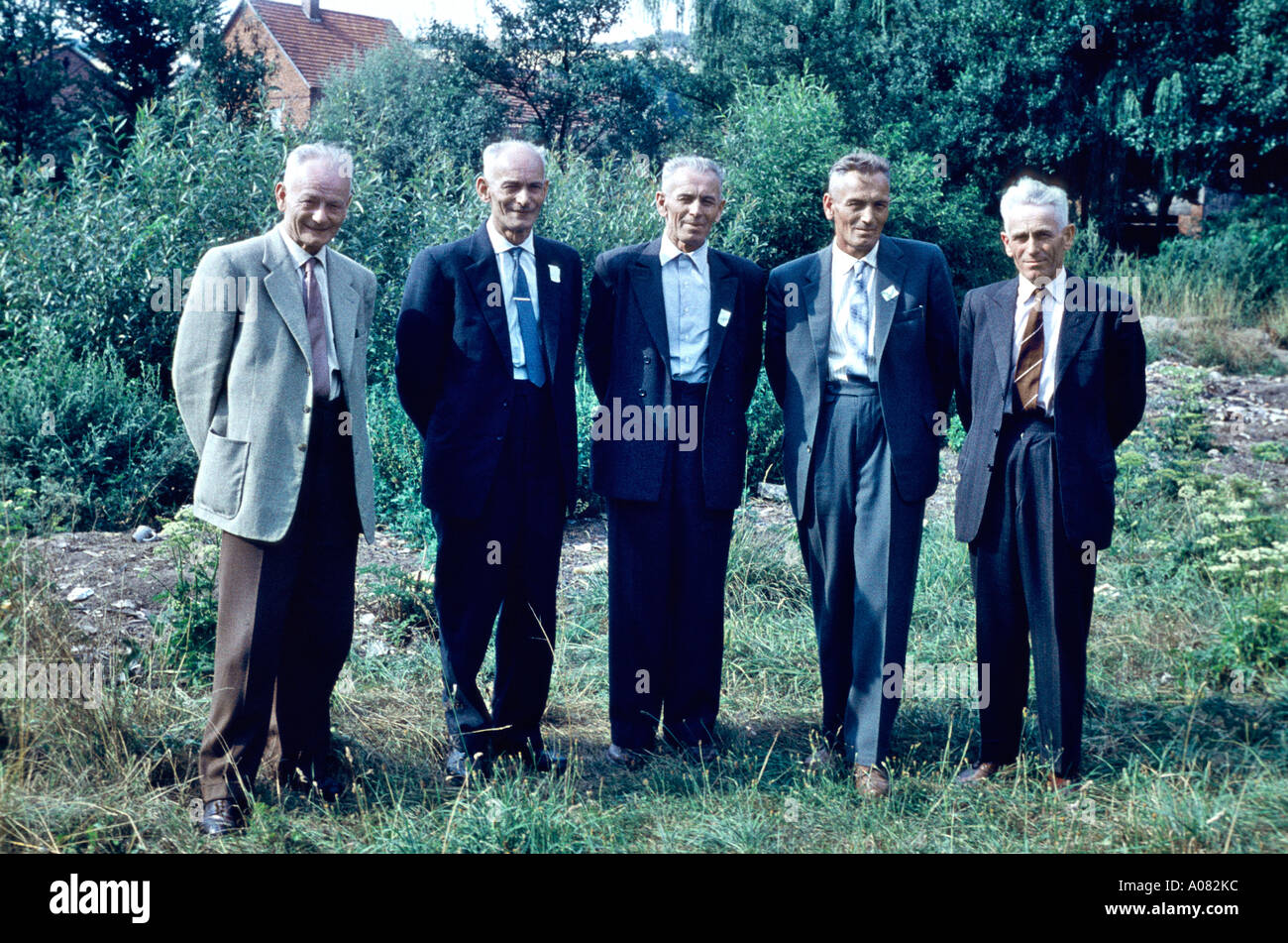 A group of men brothers poses for a group picture Stock Photo - Alamy