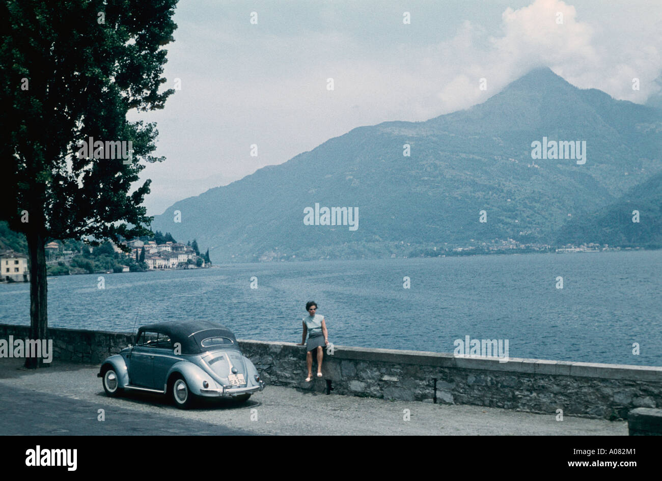 Vw bug woman hi-res stock photography and images - Alamy