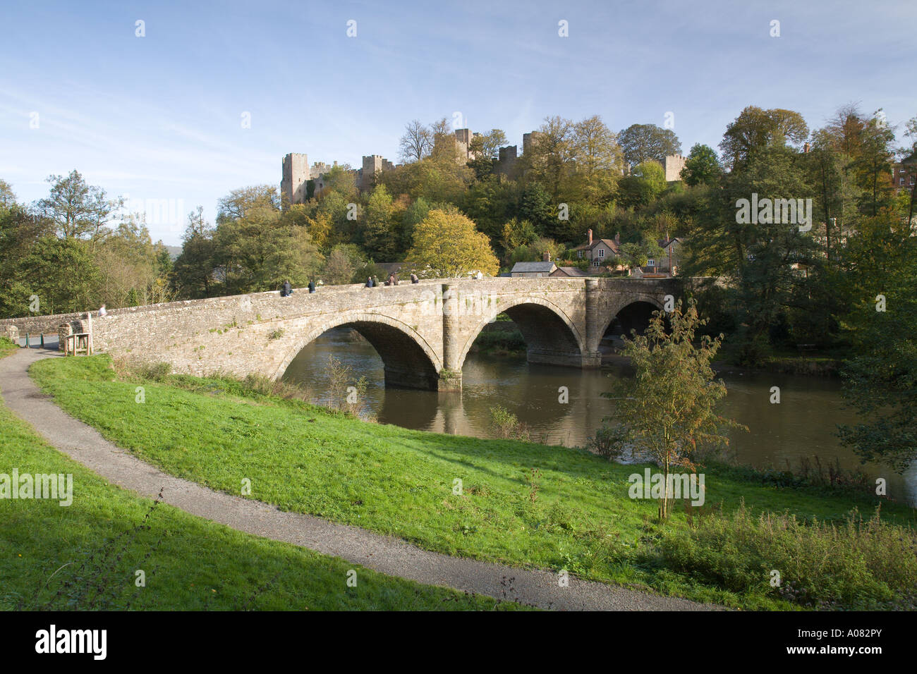 Ludlow castle in welsh marches hi-res stock photography and images - Alamy
