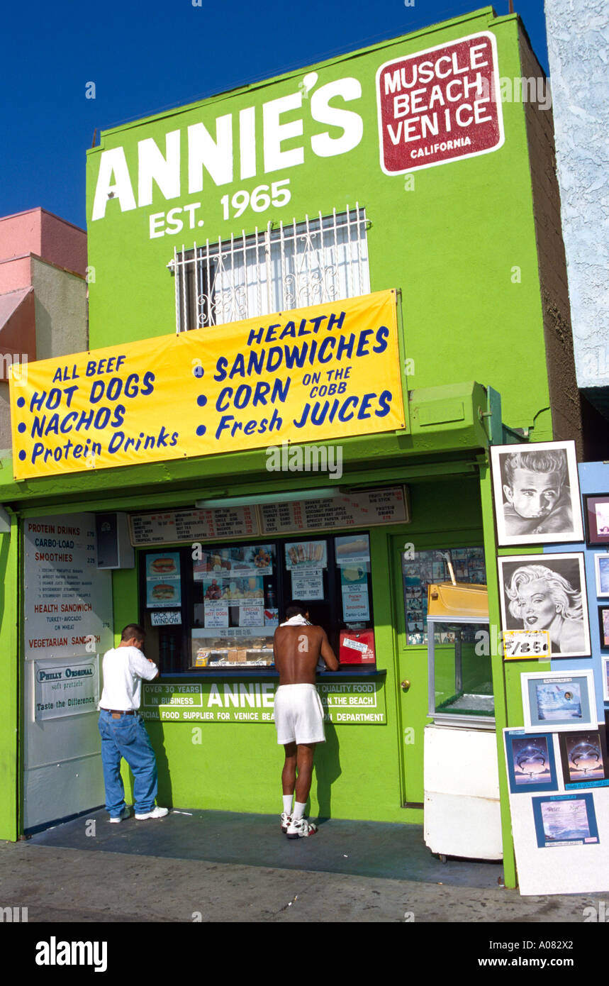 Annie's Fast Food at Venice Beach Local Caption Annie s Fast Food at ...