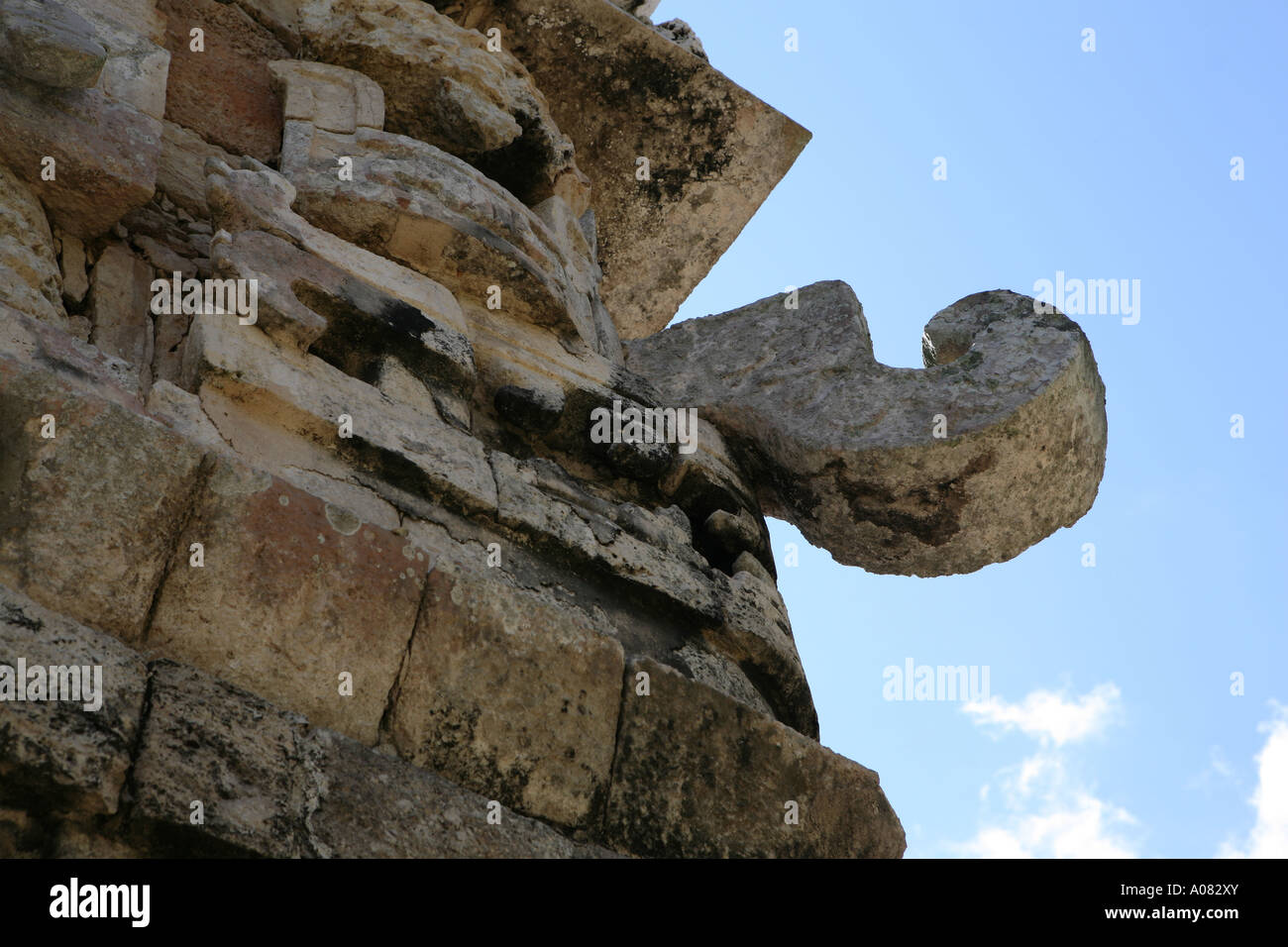 Chaac the rain god, at Chichen Itza, Yucatan Peninsula, Mexico Stock ...