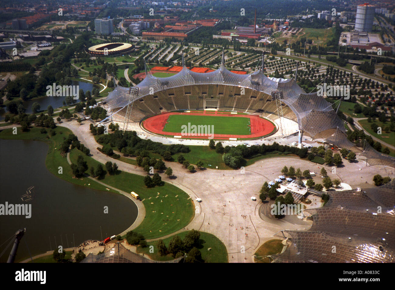 Olympic Stadium Munich Germany Stock Photo - Alamy