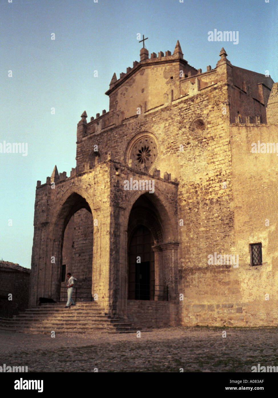 Cathedral of Erice Stock Photo - Alamy