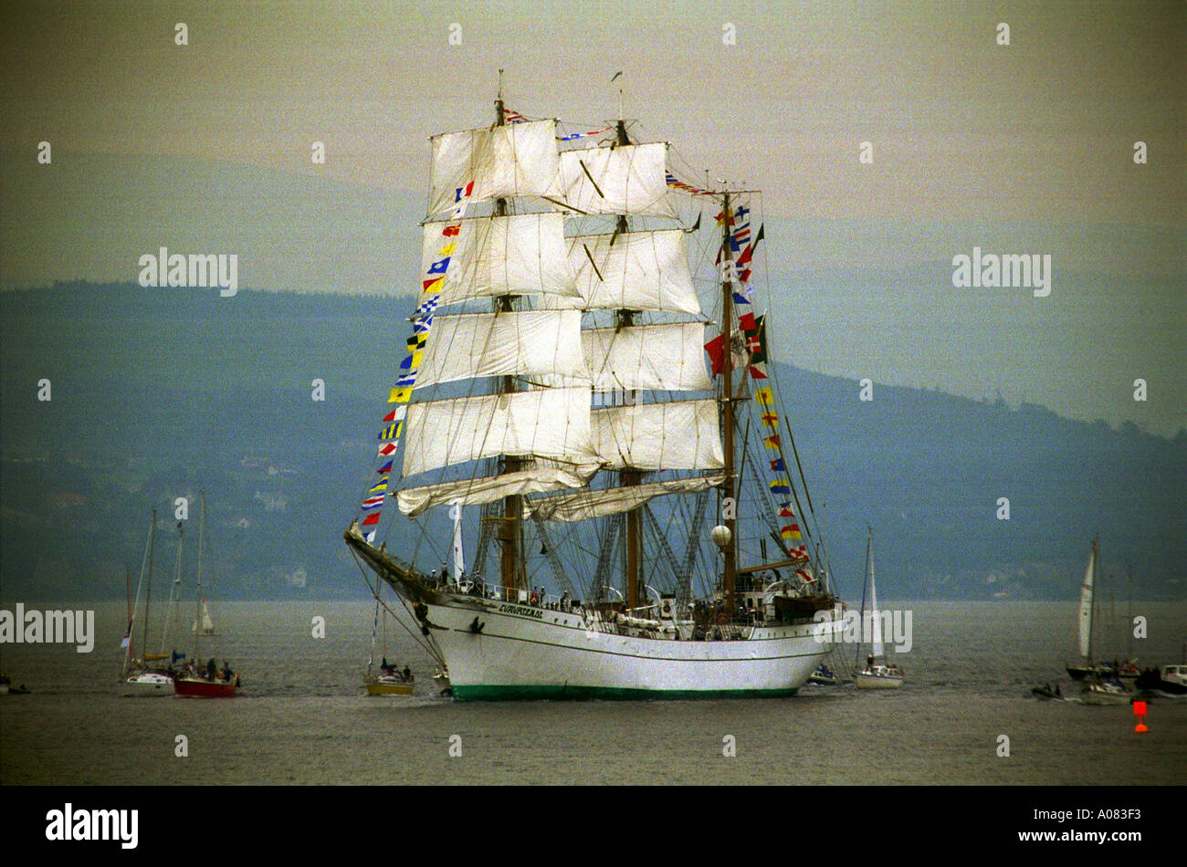 Tall Ship River Clyde Scotland Stock Photo - Alamy