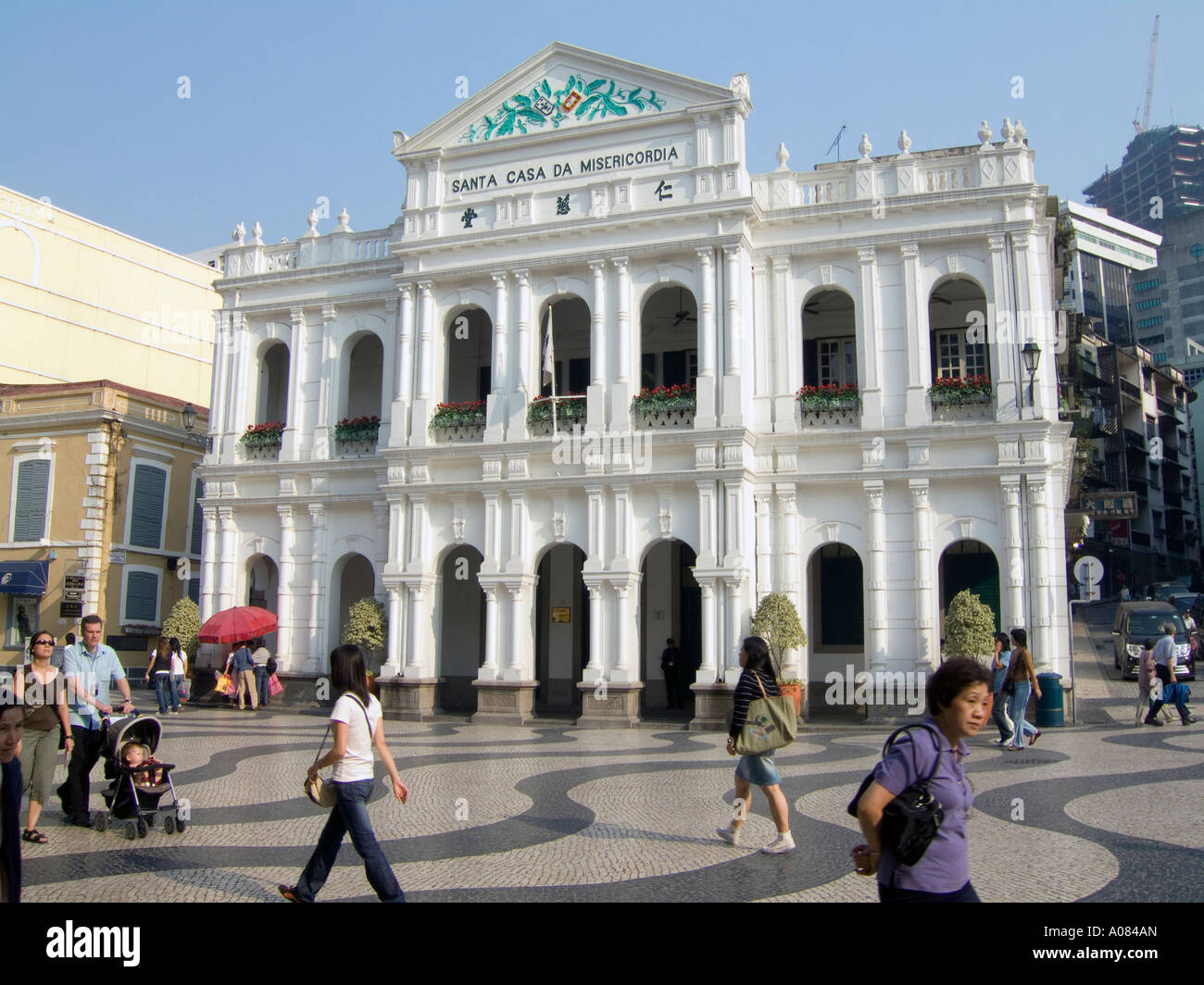 Macau town center Stock Photo - Alamy