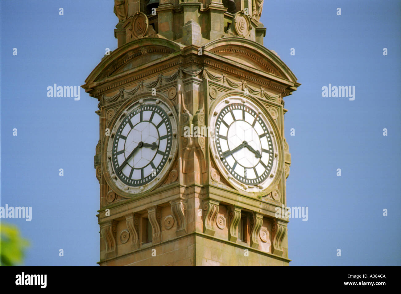 Town Hall clock Paisley Scotland Stock Photo - Alamy