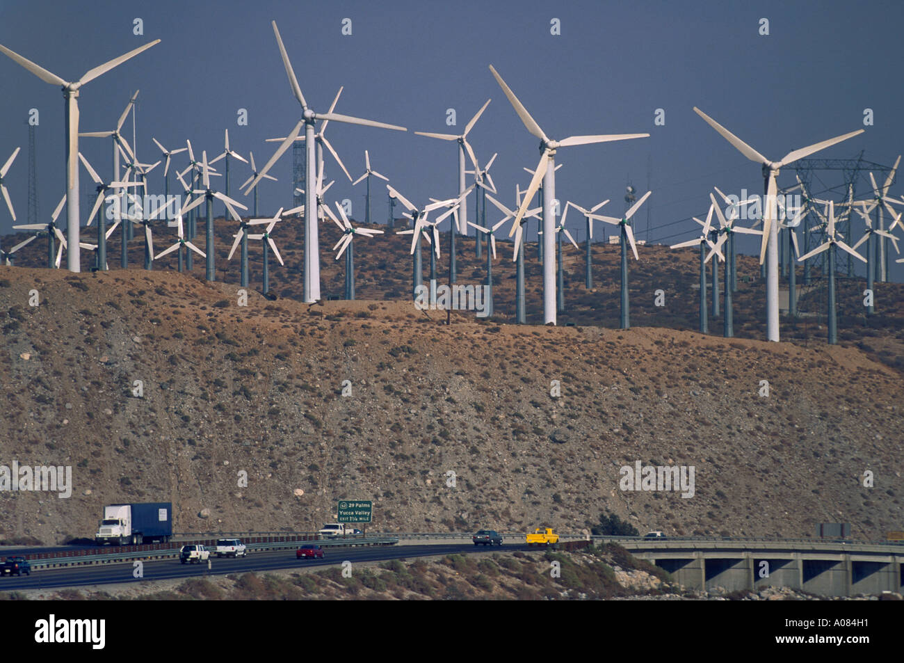 Windmill farm in Palm Springs California Palm Springs California USA ...