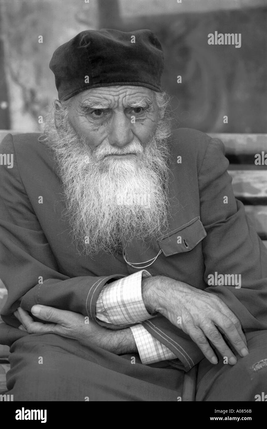 Old monk in monastery Bulgaria Stock Photo - Alamy