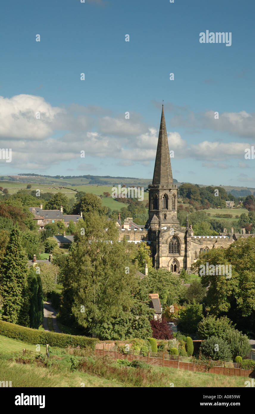 All Saints Parish Church, Bakewell in the Peak District National Park ...