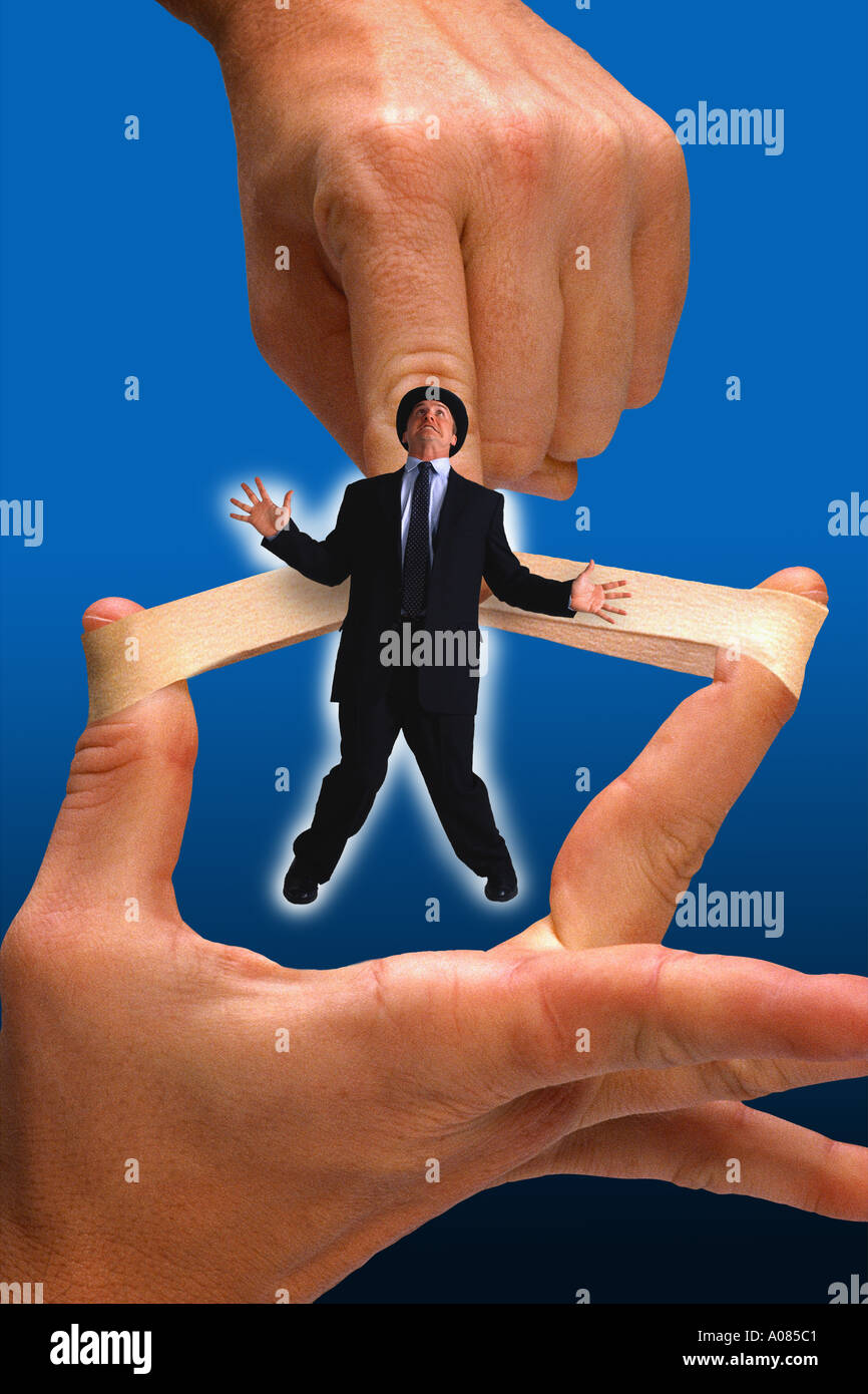 Rubberband man hi-res stock photography and images - Alamy