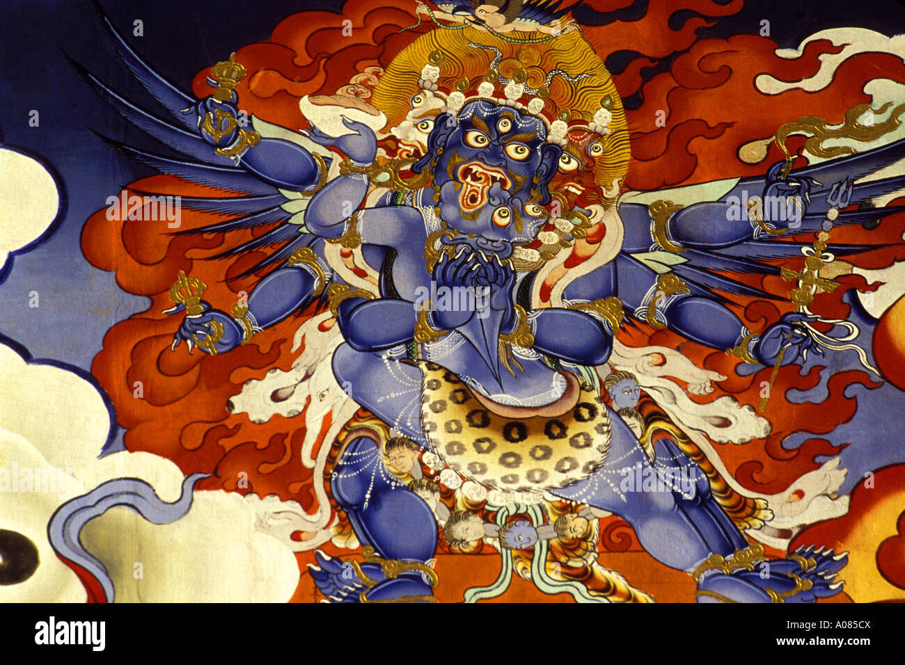 Channa Dorji, God of Power, Krukpa Kagyu Buddishm, Gangtey Gompa ...