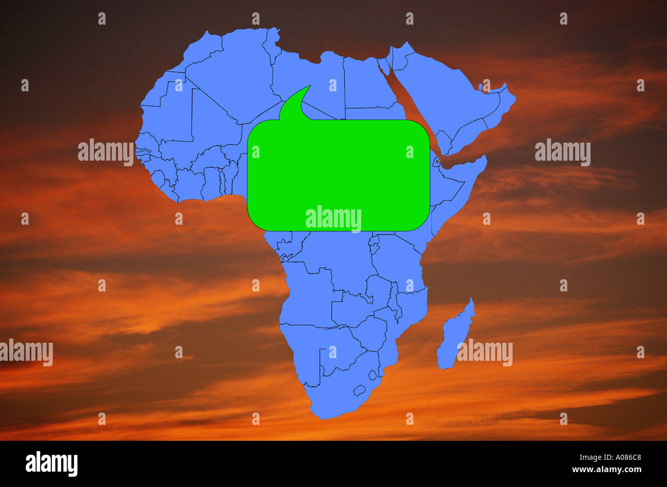 Libya africa map hi-res stock photography and images - Alamy
