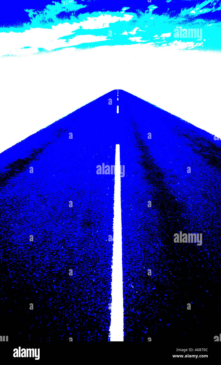 Road street freeway highway infinity boundless endless never ending ...