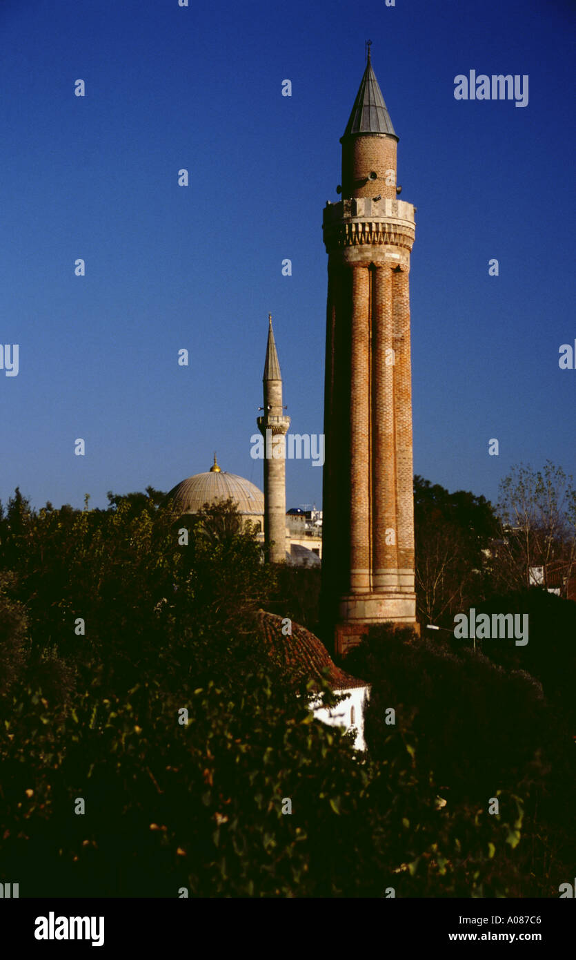 Turkey the minaret of Antalya Stock Photo - Alamy
