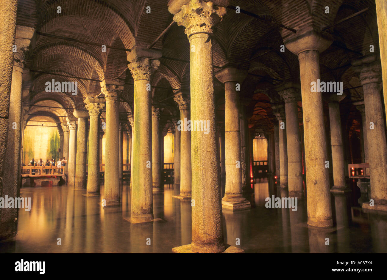 The Cistern Basilica Yerebatan Sarayi Istanbul Turkey Stock Photo - Alamy