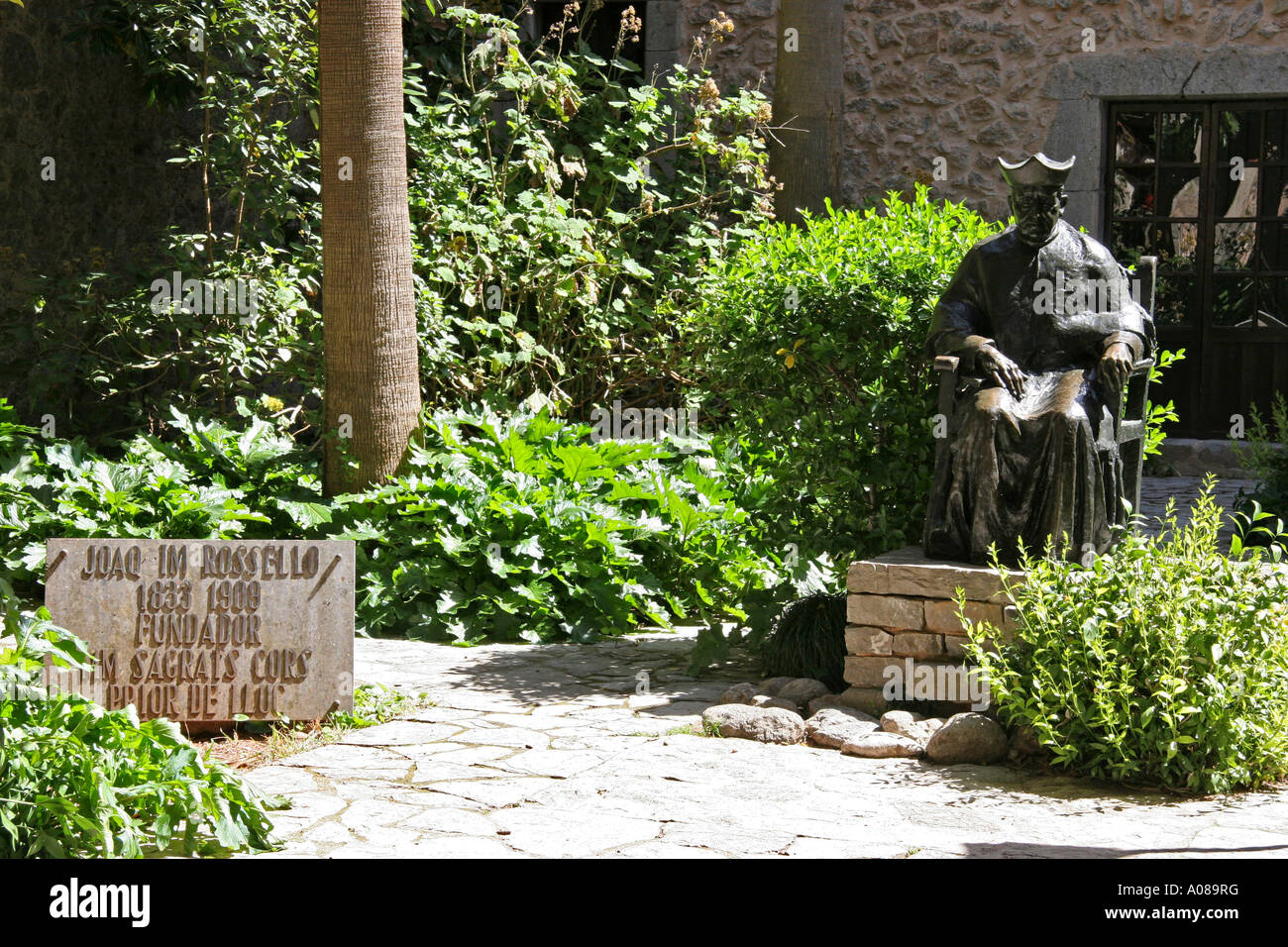 Mallorca Kloster monastery Lluc Stock Photo - Alamy