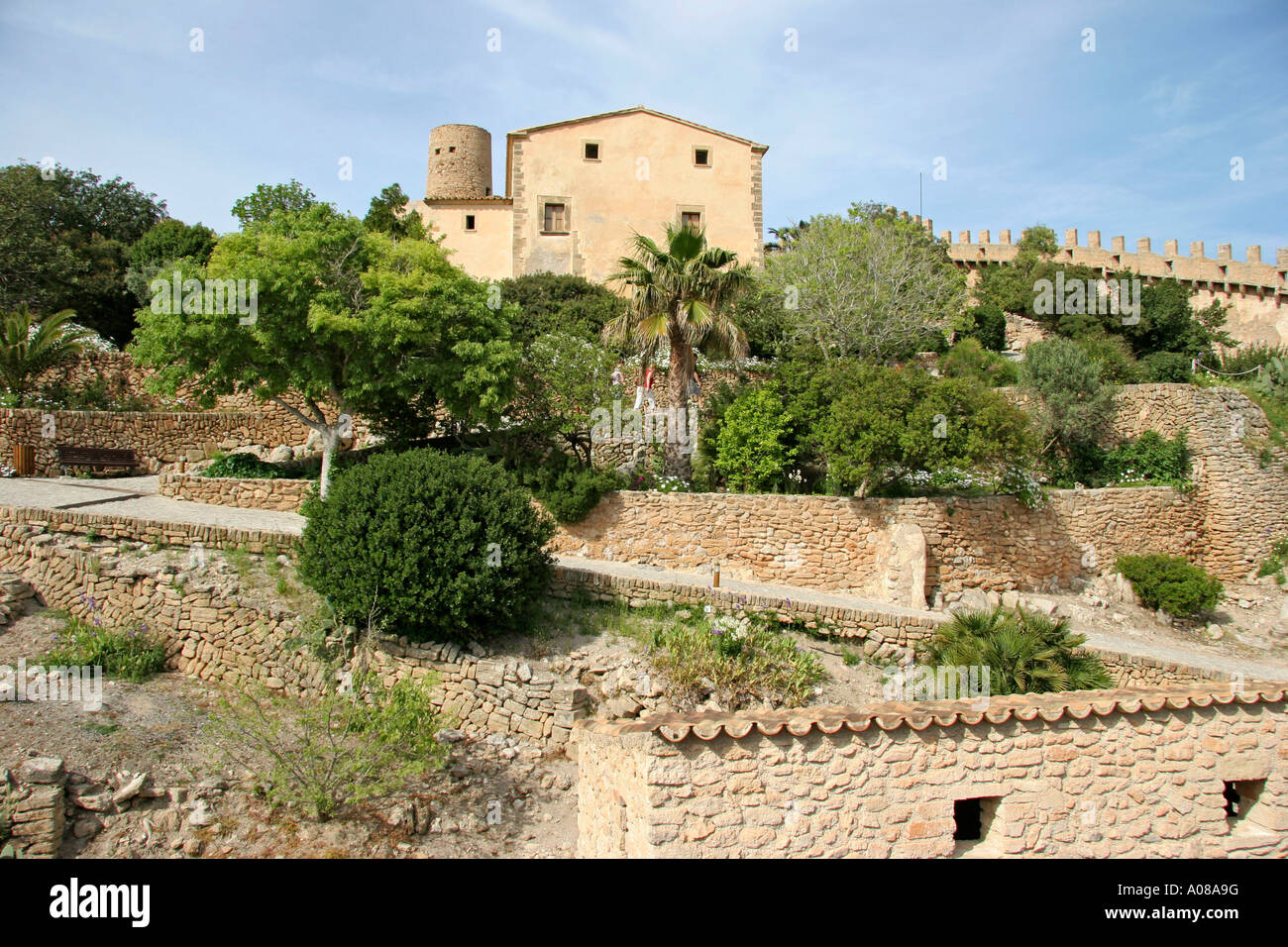 Mallorca Castell de Capdepera Stock Photo - Alamy