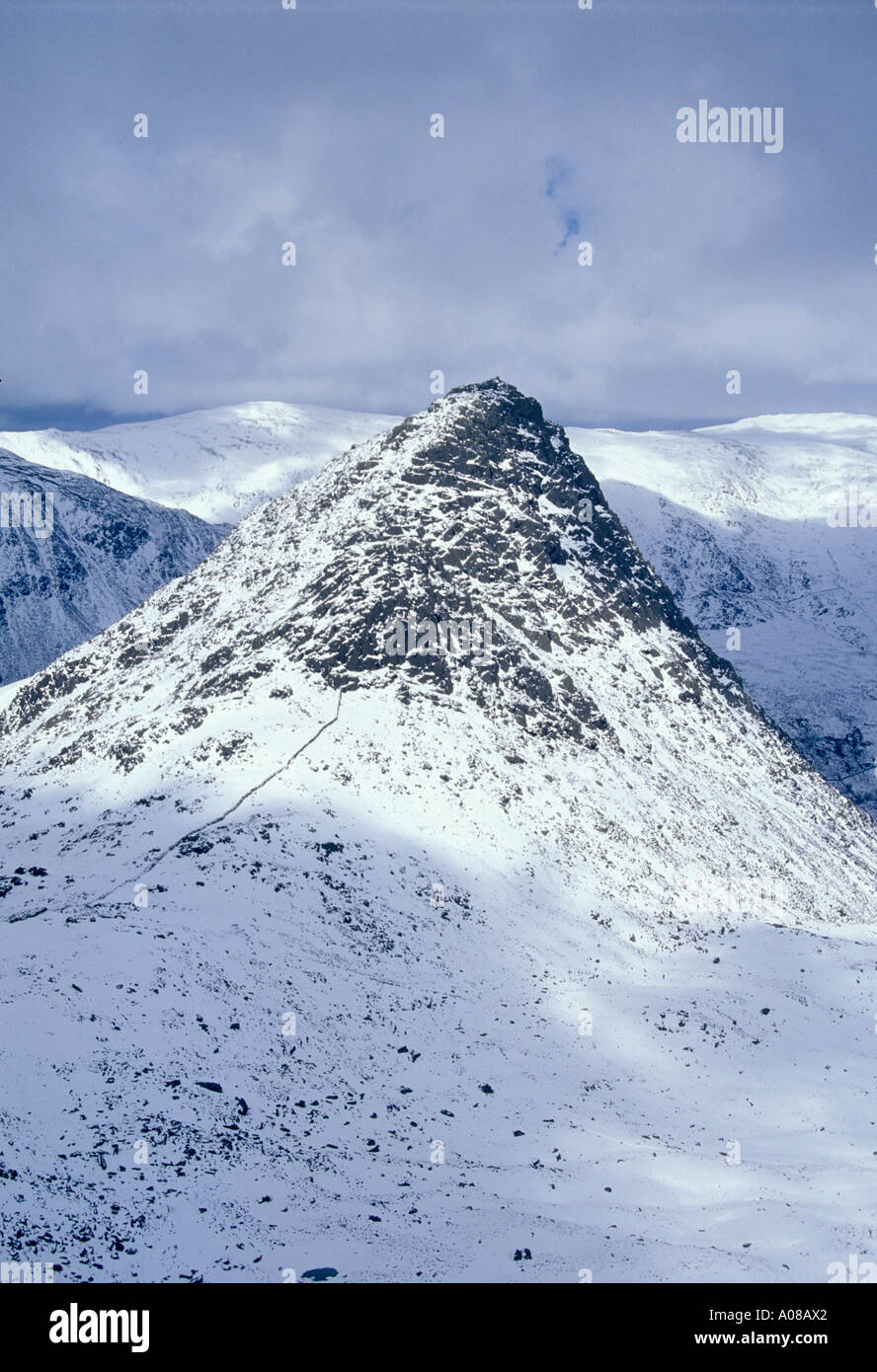 Tryfan Mountain Snowdonia North West Wales Stock Photo - Alamy