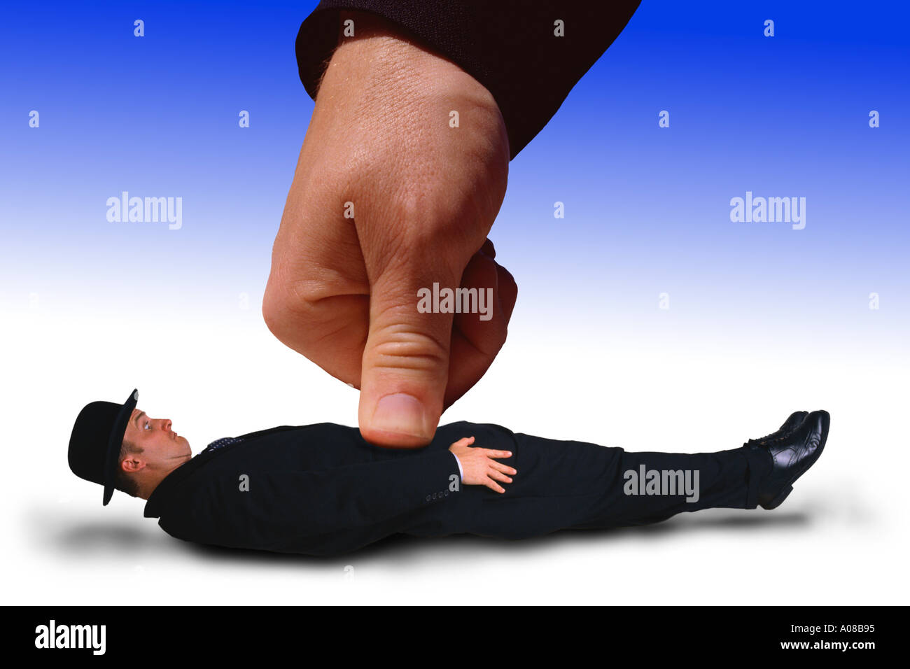 Under the thumb hi-res stock photography and images - Alamy