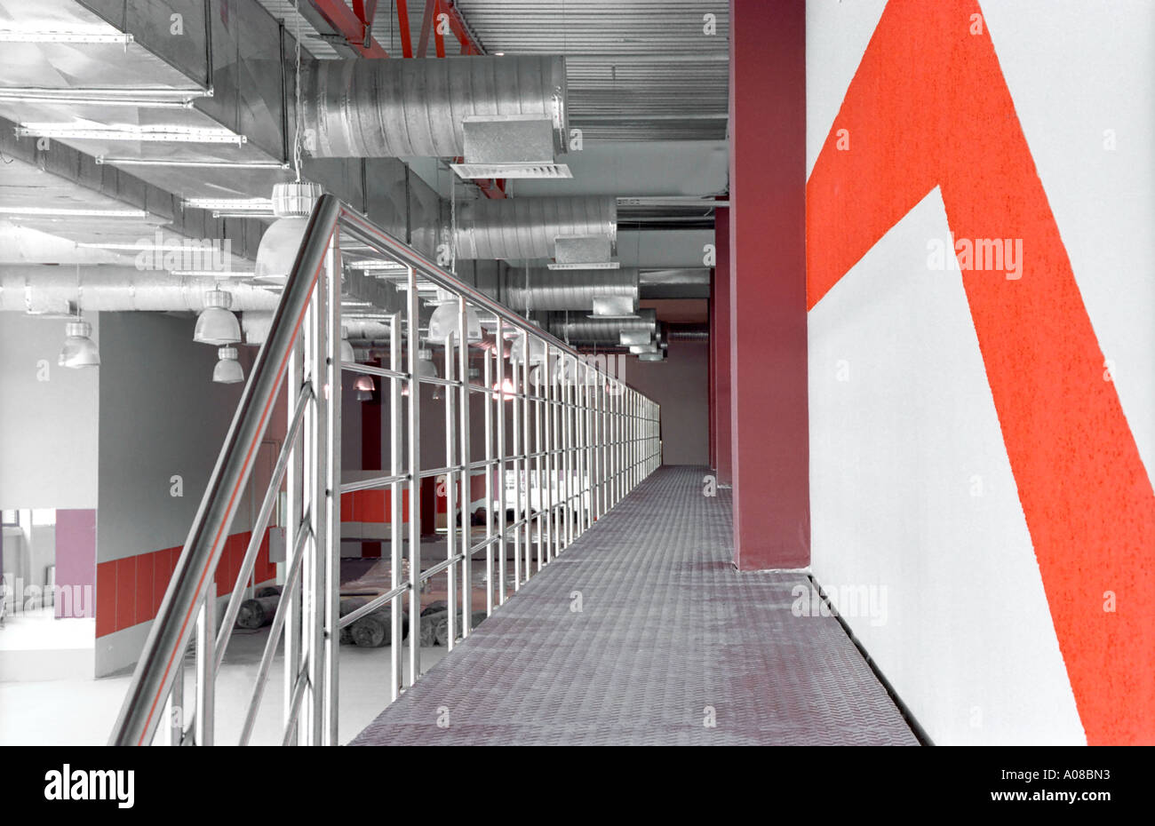 Ventilation in a sport building Stock Photo - Alamy