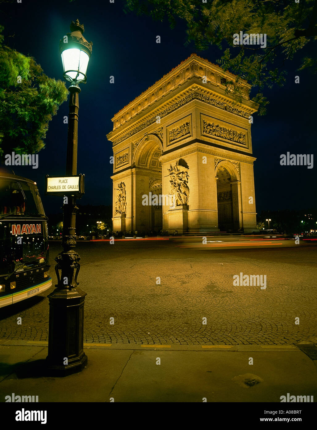 Illuminated at night and set on the axis of 12 avenues including the ...