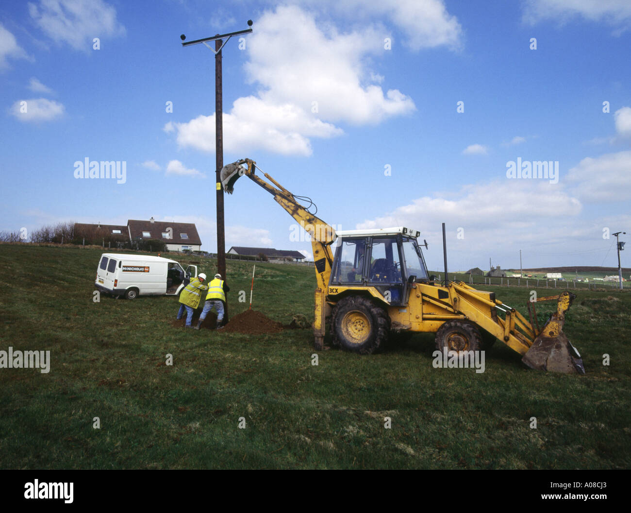 Scottish electricity pole hi-res stock photography and images - Alamy