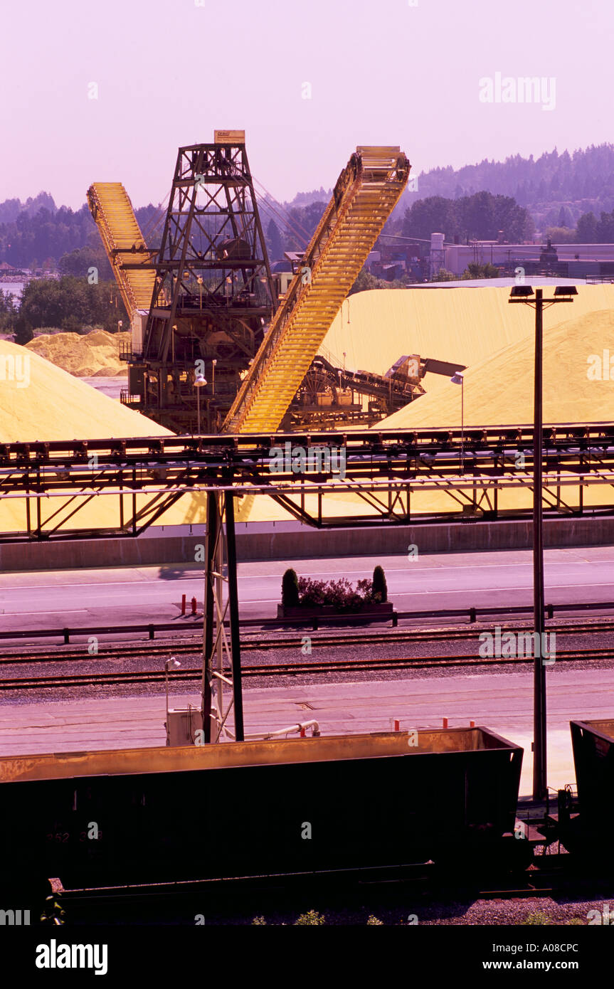 North vancouver sulfur terminal hi-res stock photography and images - Alamy