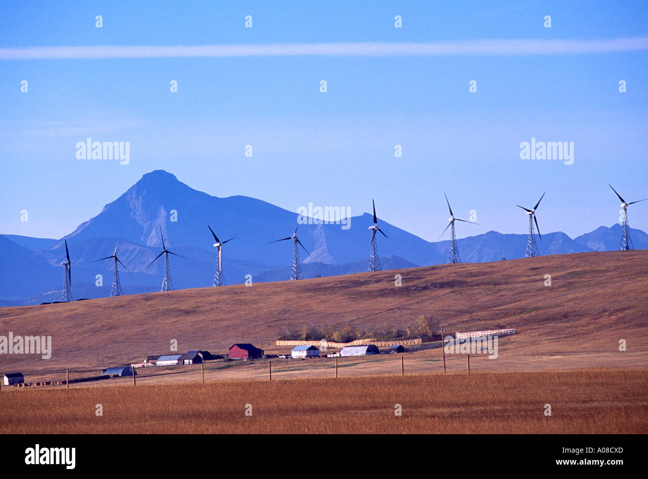 Windmill in southern alberta hi-res stock photography and images - Alamy