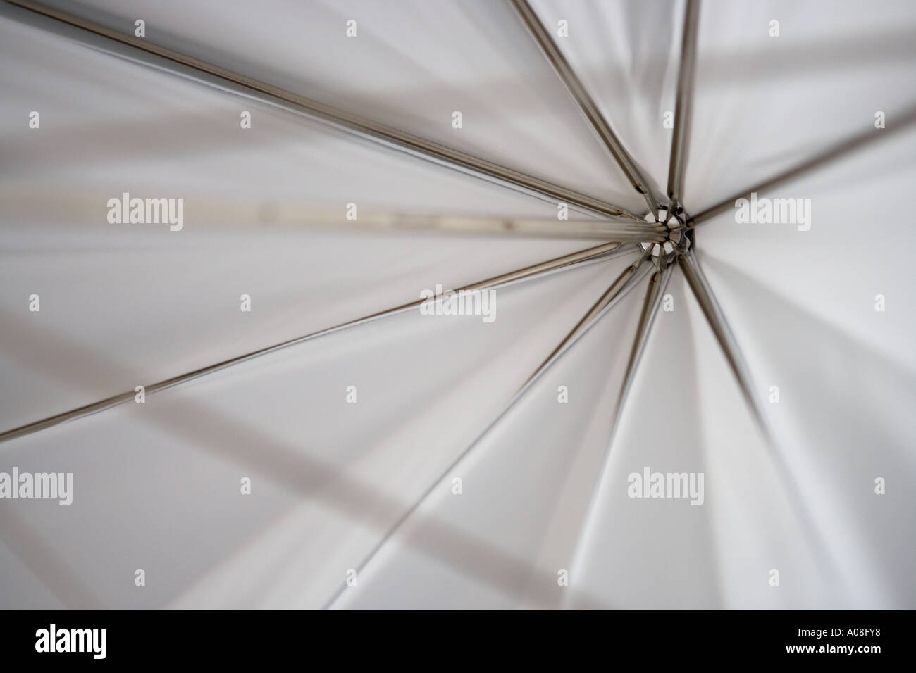 Inside of an umbrella Stock Photo - Alamy