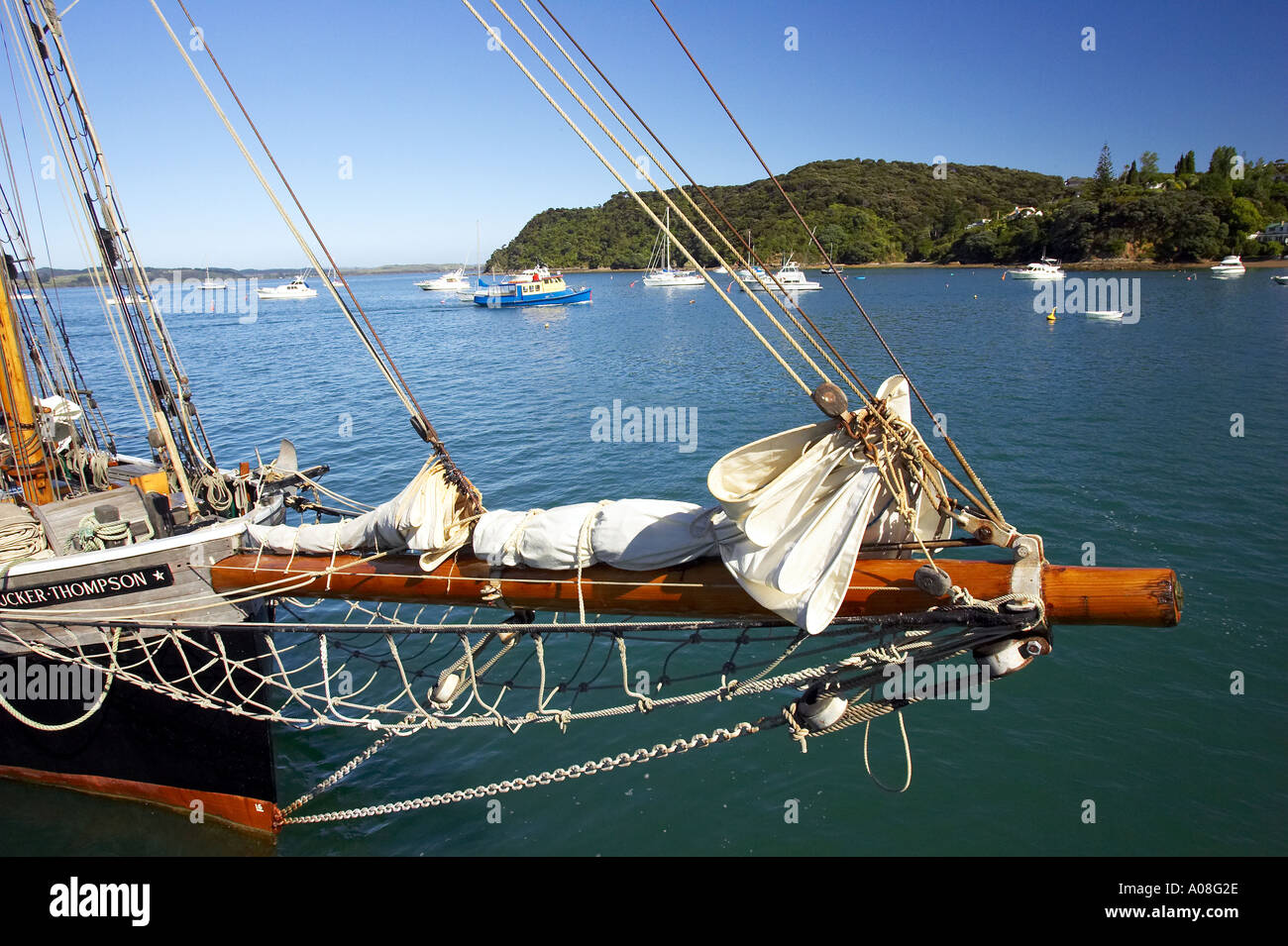 Historic Ship R Tucker Thompson Russell Bay of Islands Northland New ...
