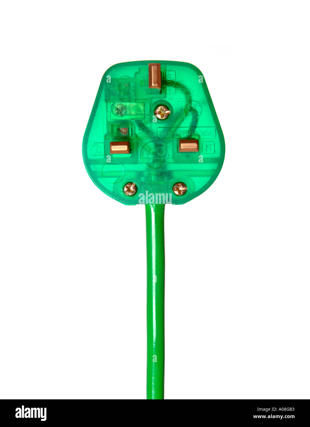 Green plug cutout hi-res stock photography and images - Alamy