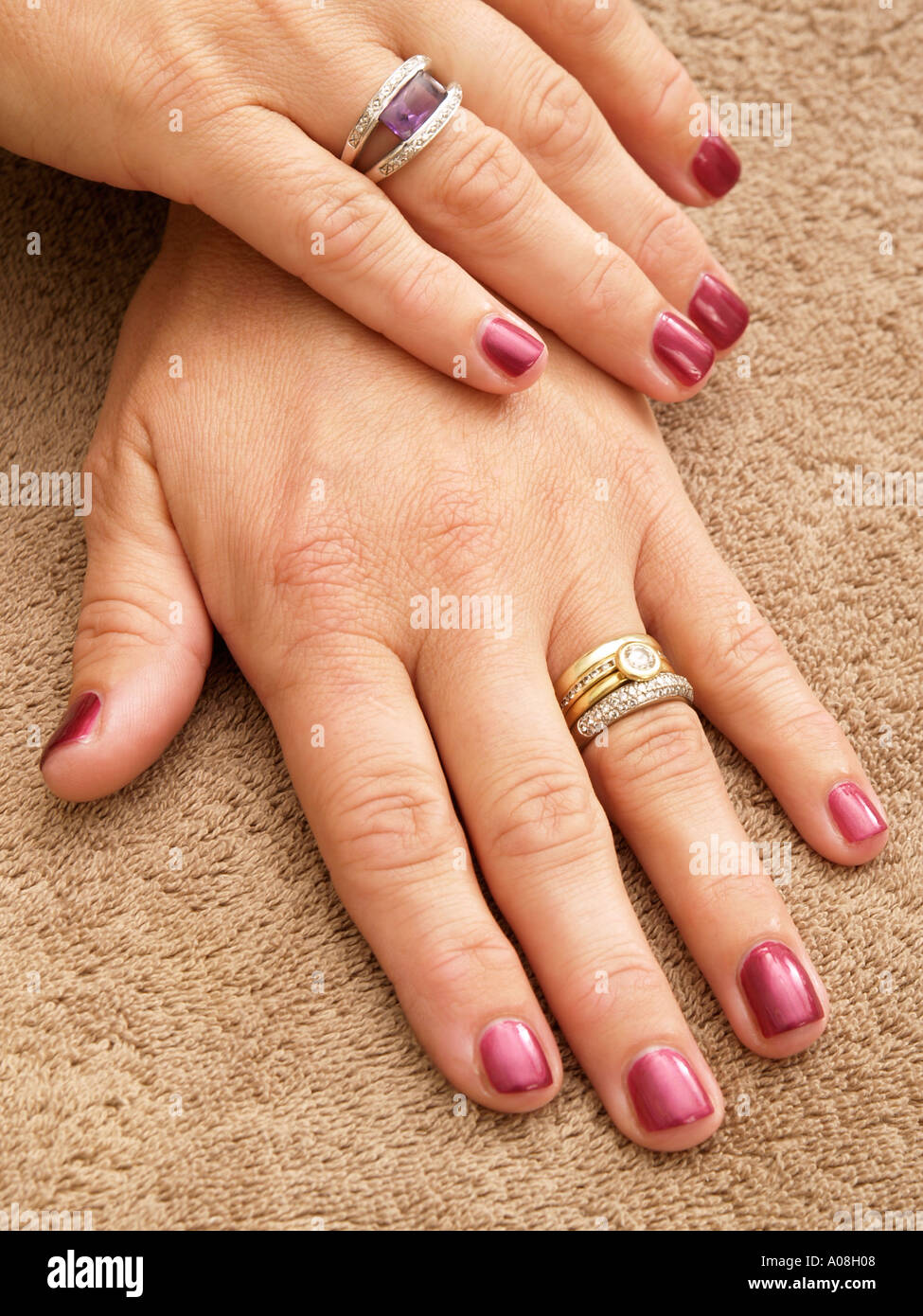 Well groomed nails hi-res stock photography and images - Alamy